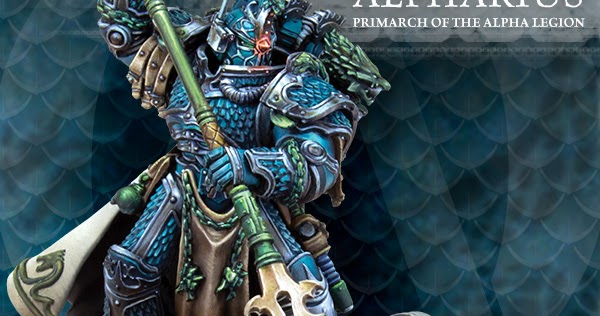 Alpharius is up for Pre-Orders... Along with other Alpha Legion kits ...