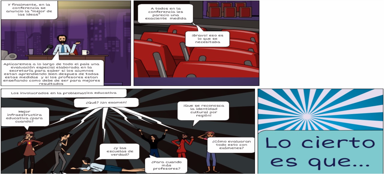 Escuela de todos: Actividad 3 Tira cómica