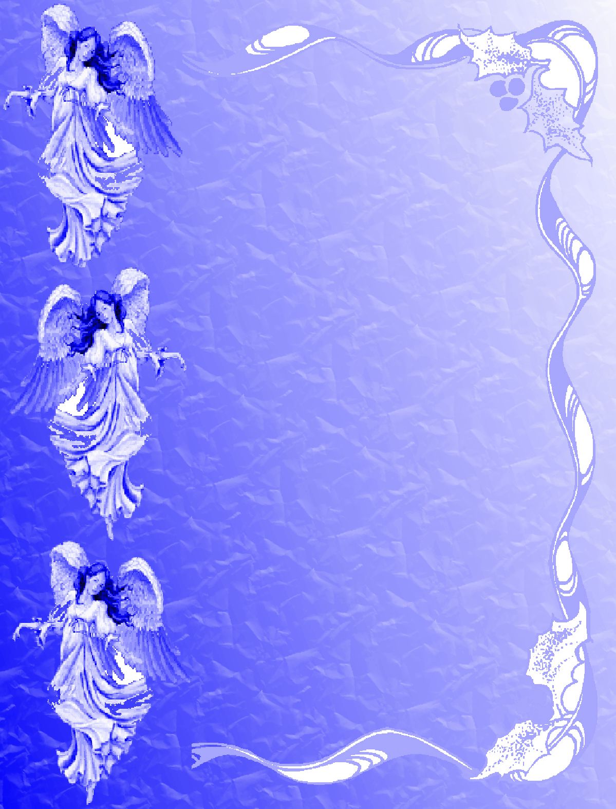 Christian Images In My Treasure Box: Angel Borders , Frames And Backgrounds