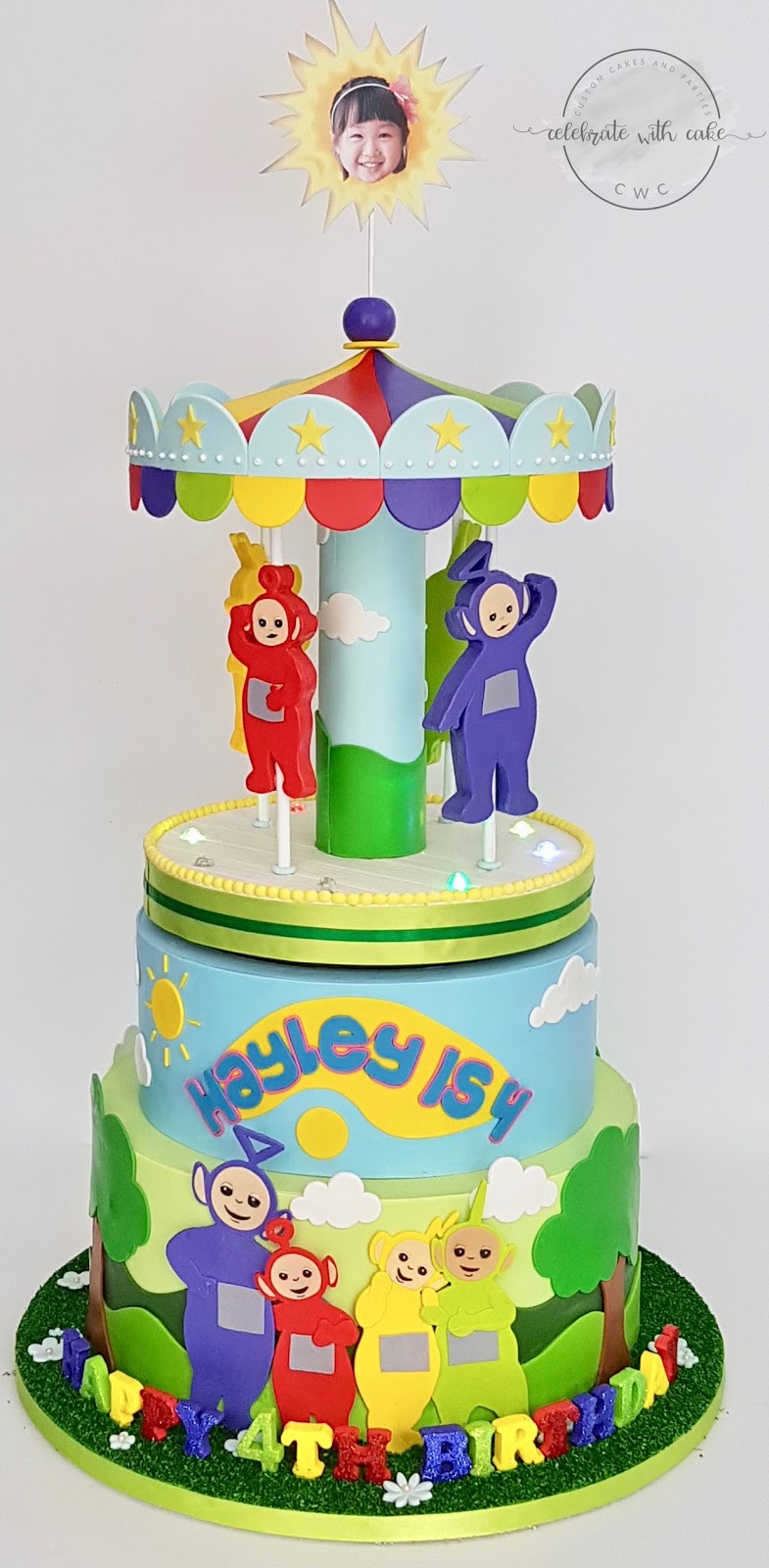 Celebrate with Cake!: Teletubbies Rotating Carousel Cake