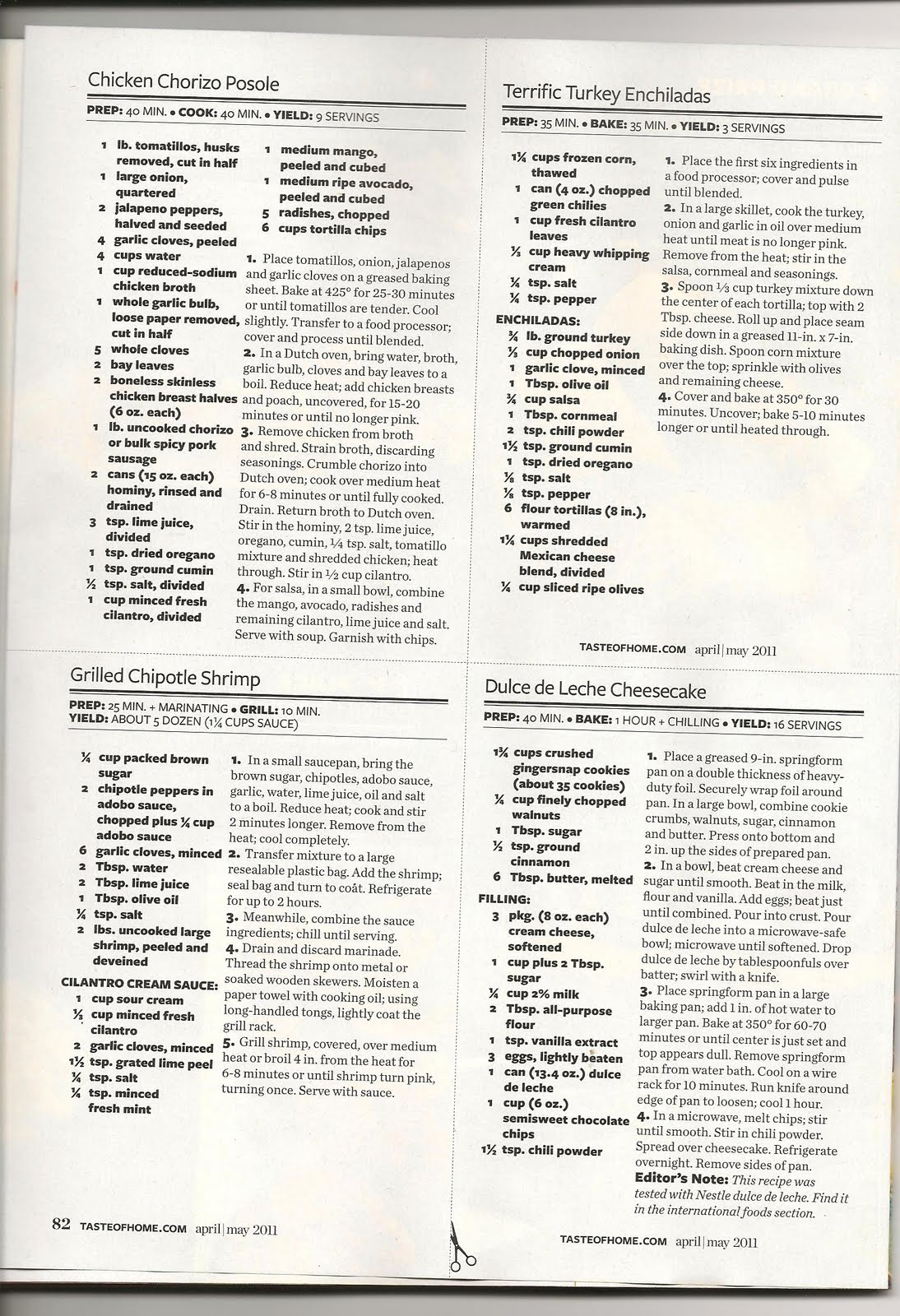 My Kitchen Kreations To You: My Published/Winning Recipes