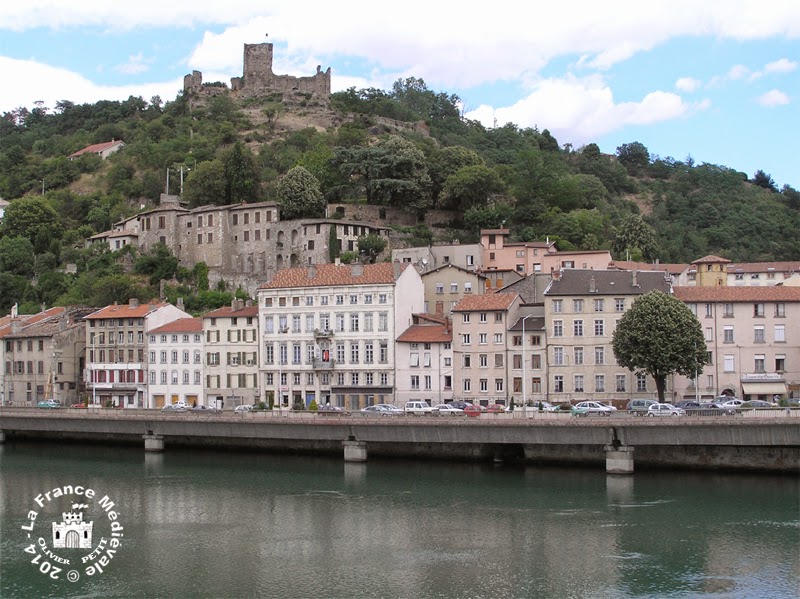 LA FRANCE MEDIEVALE: VIENNE (38) - Le château de la Bâtie