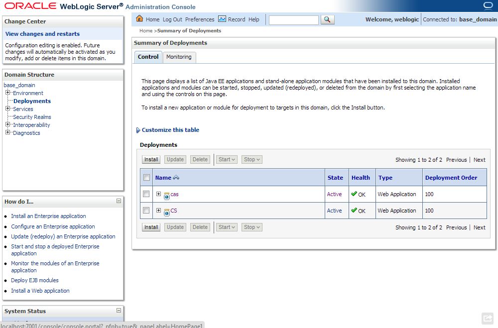 Oracle WebCenter Sites 11g Installation on Windows 7 with Weblogic Server