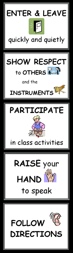 Music with Mrs. Dennis: Star Musicians Classroom Expectations