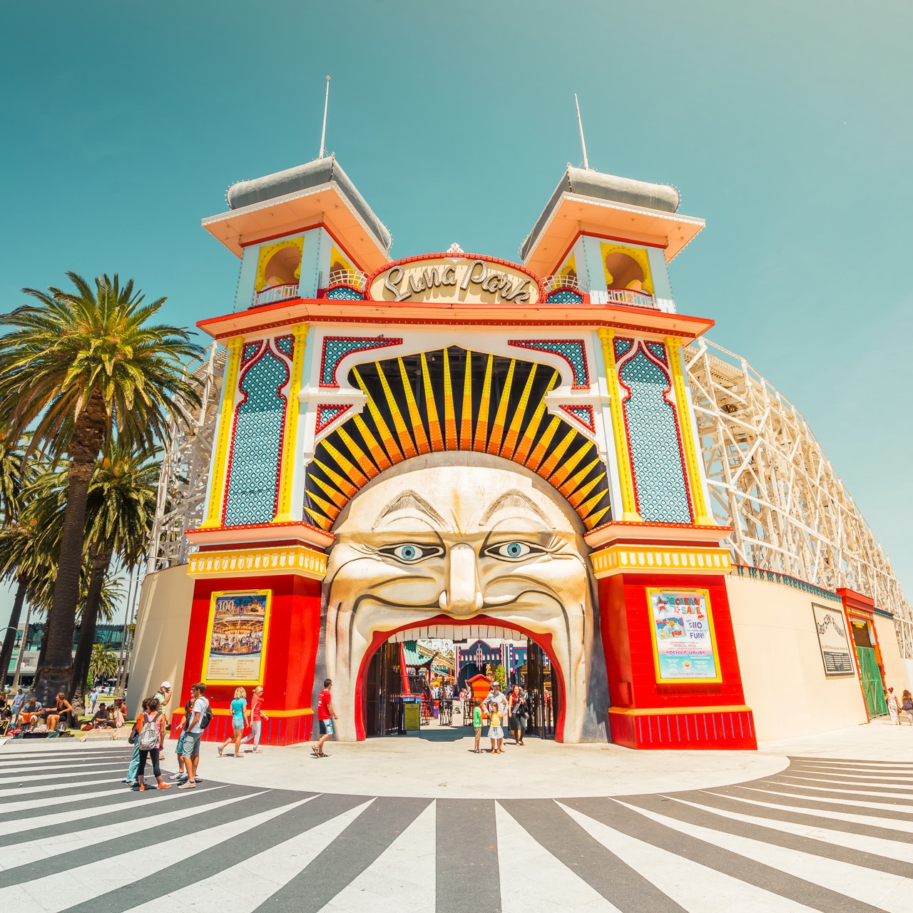 Melbourne Luna Park - Lightroom Retro Processing - Cuba Gallery