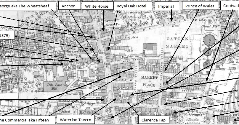 Chorley's Inns and Taverns: Chorley Maps