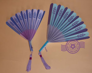 The Papercraft Post: Print-and-Cut Fans ... plus No-Hassle-Tassel Tutorial