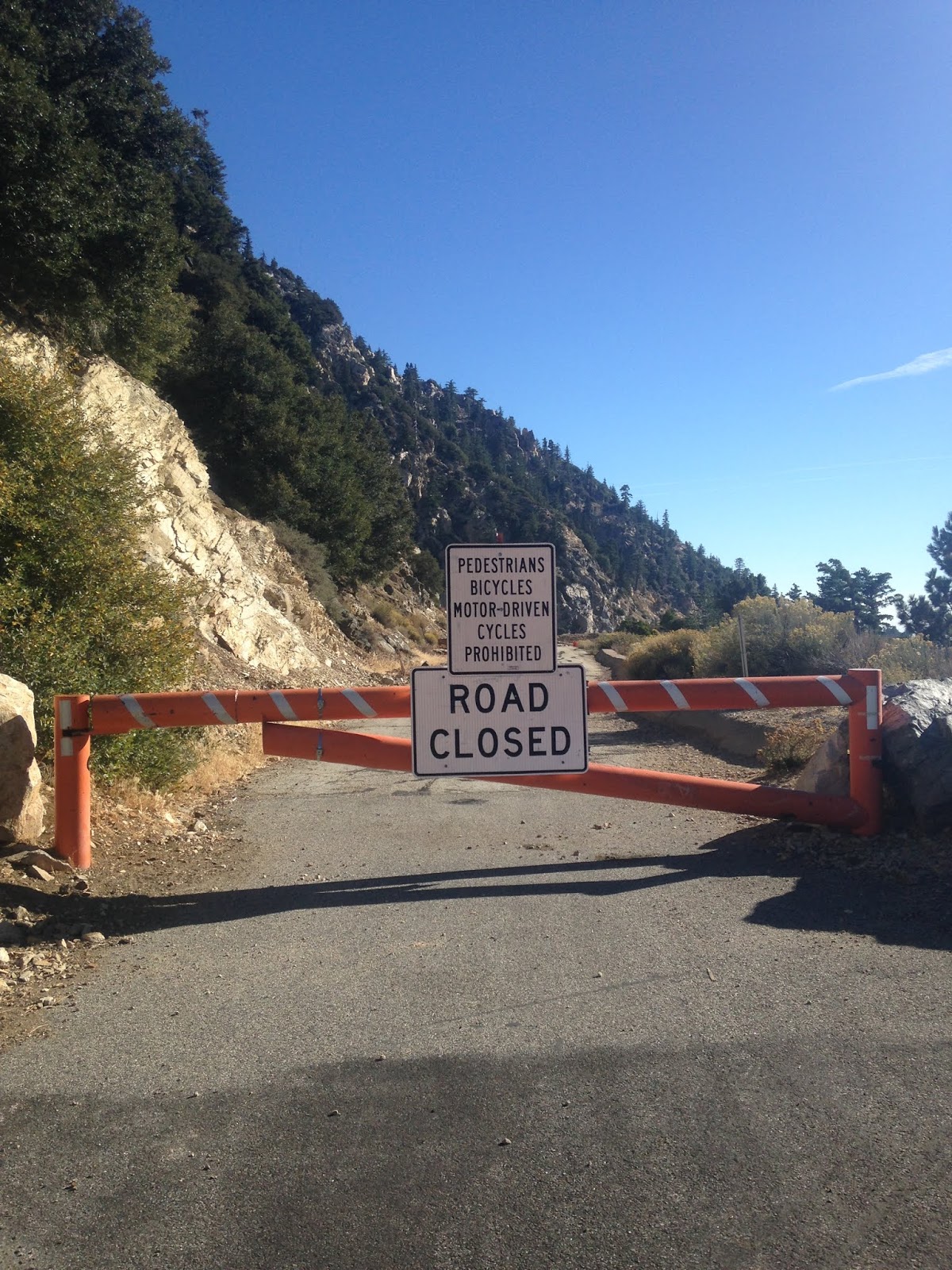 Long closed California State Route 39 at Islip Saddle
