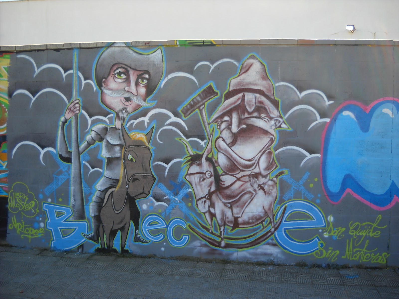 El Museo del Graffiti: Graffitis Homenaje a BECE