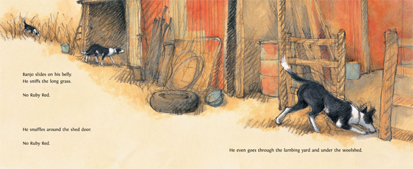 Freya Blackwood: BANJO & RUBY RED Becomes A Book