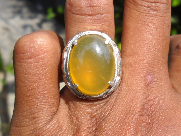 Lapak Batu Antik ( LBA ): AG145- Batu Kuning Garut Kristal... !!!_SOLD