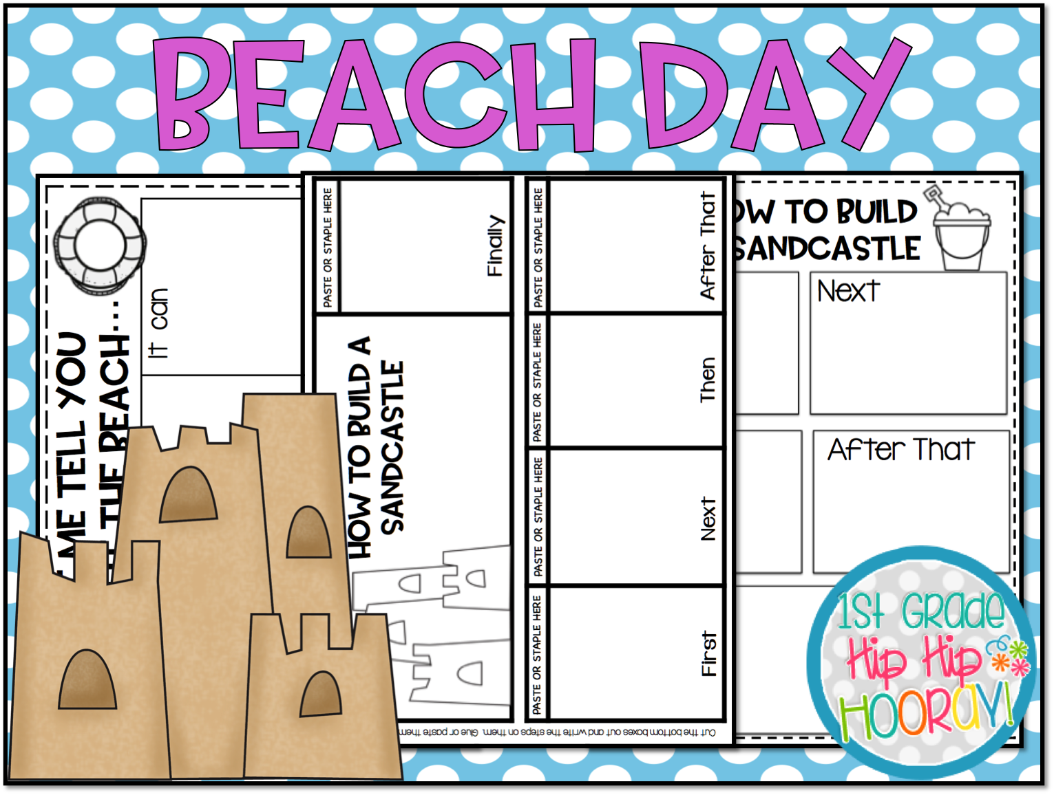 1st Grade Hip Hip Hooray!: Beach Day... Perfect for End of the Year Fun ...