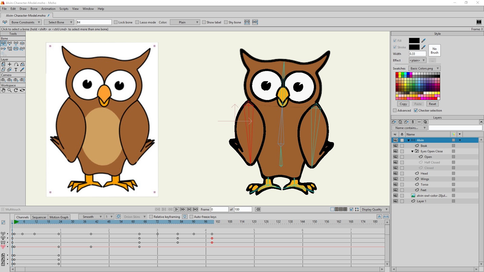 Learning Moho Pro 12 (Anime Studio Pro) - Part 2, Debut Videos 1-15