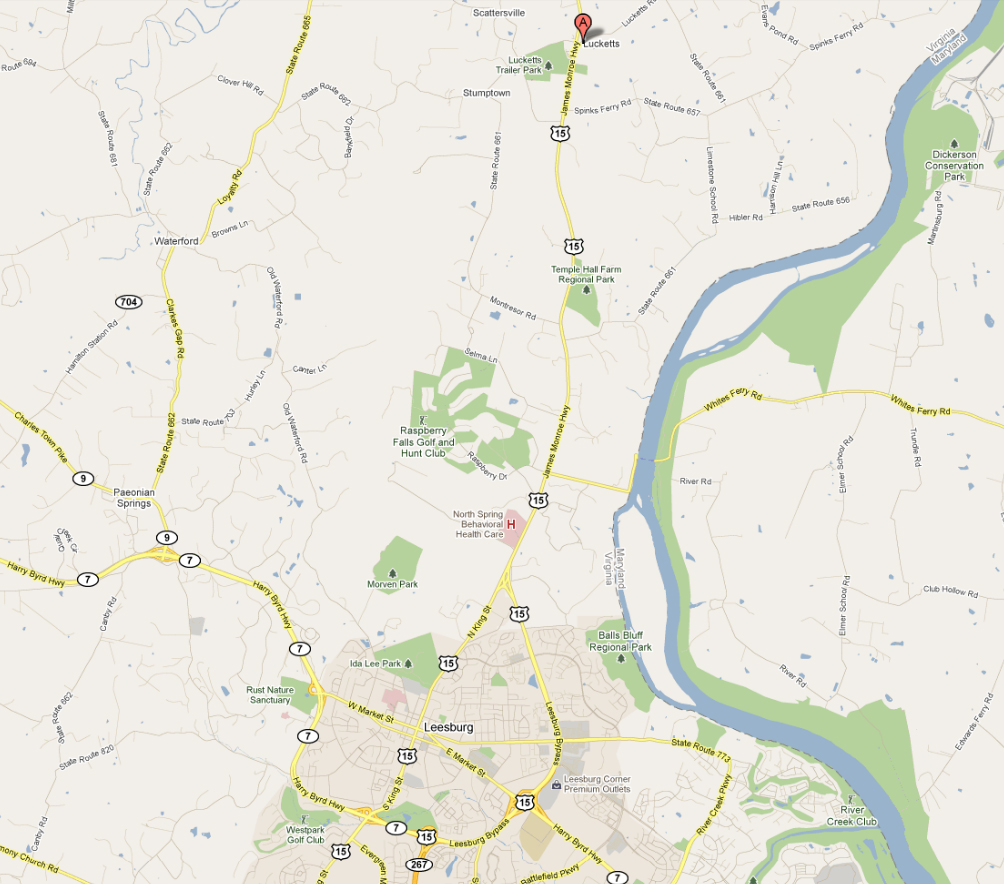 threads and snippets: antiquing in lucketts, va