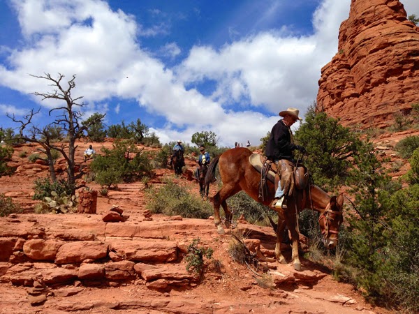 Camping and Horses : RIDING THE TRAILS IN SEDONA