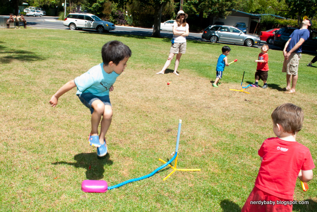 Nerdy Science: Make your own stomp rocket launcher