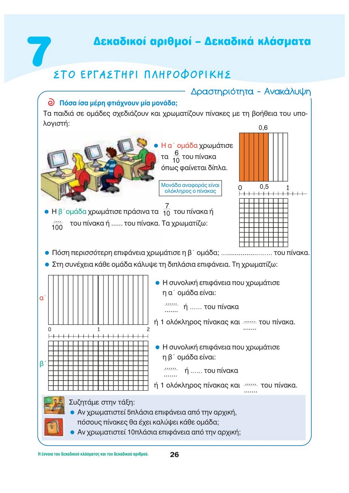 ΗΛΕΚΤΡΟΝΙΚΗ ΕΚΠΑΙΔΕΥΣΗ: Μαθηματικά (Ε' Δημοτικού). Ενότητα 2.