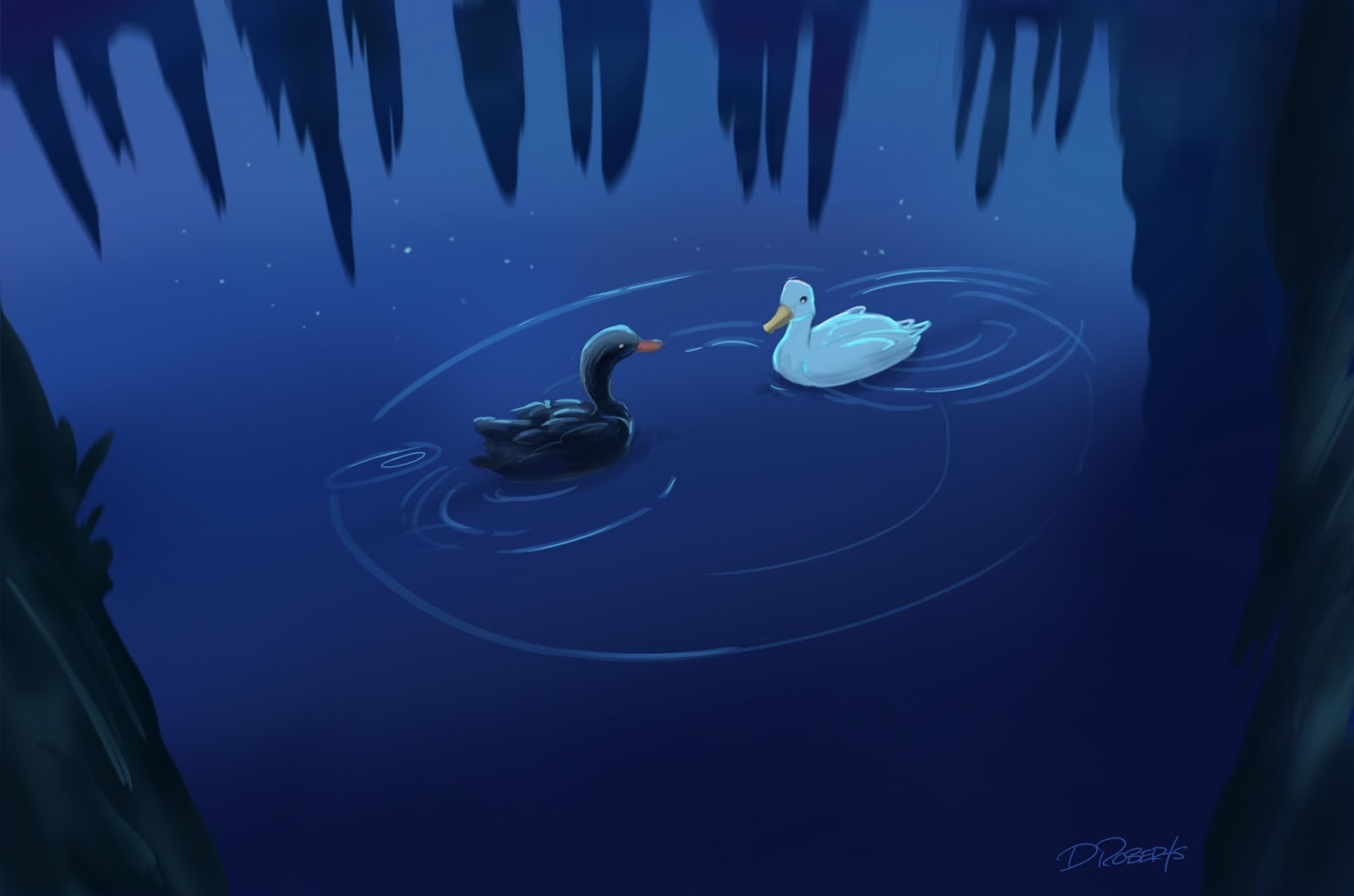 Derek Roberts: When Mr. Duck meets his Swan