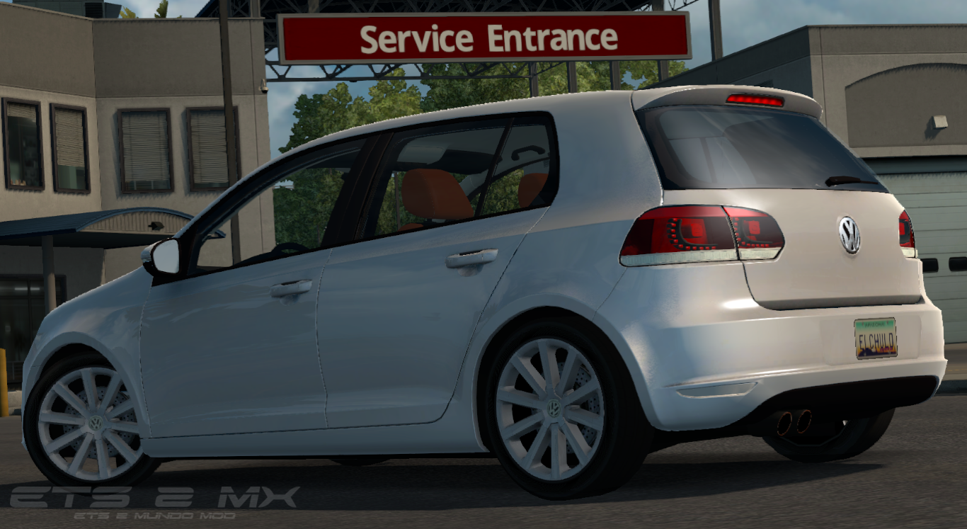 (Auto ATS) Volkswagen Golf Mk6 - ETS 2 Mundo Mod