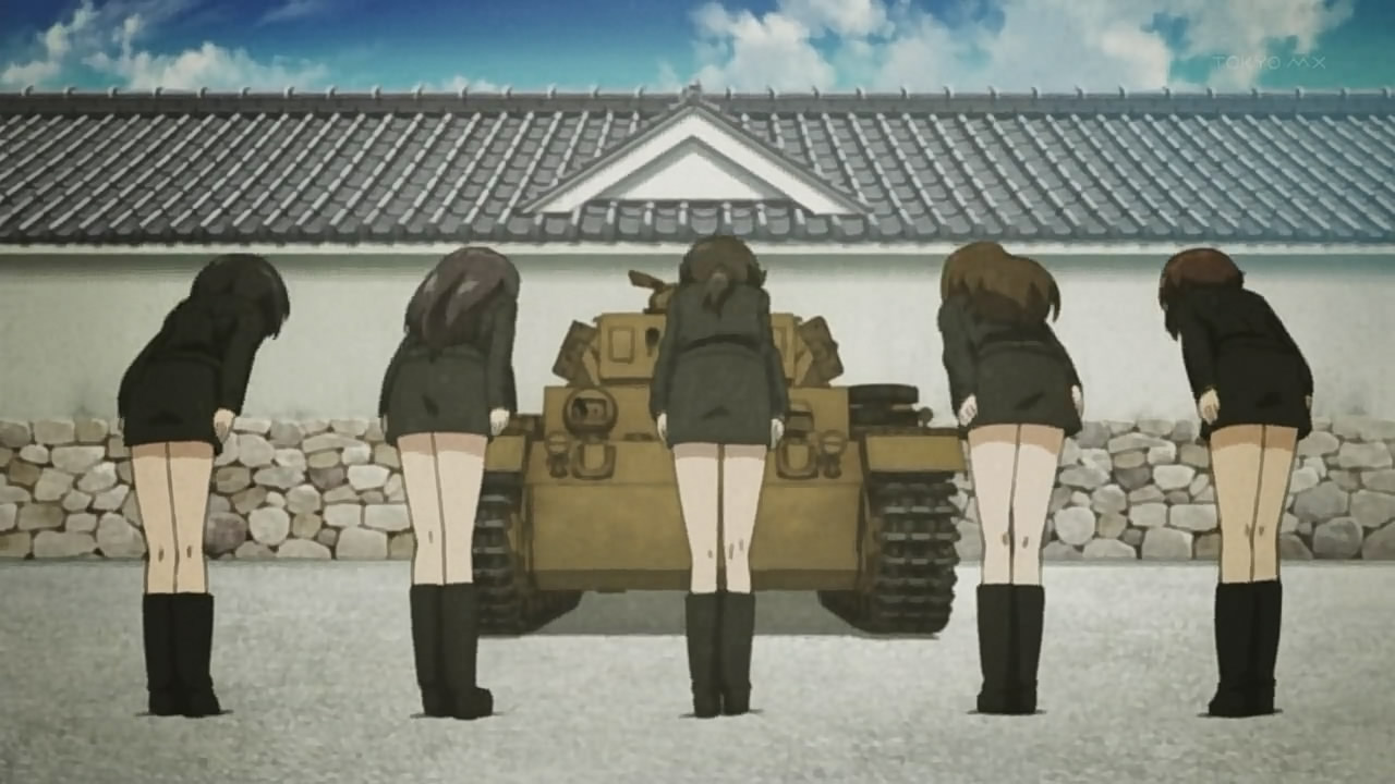 Gege Testarossa's Blog: Anime Review: Girls und Panzer Episode 1