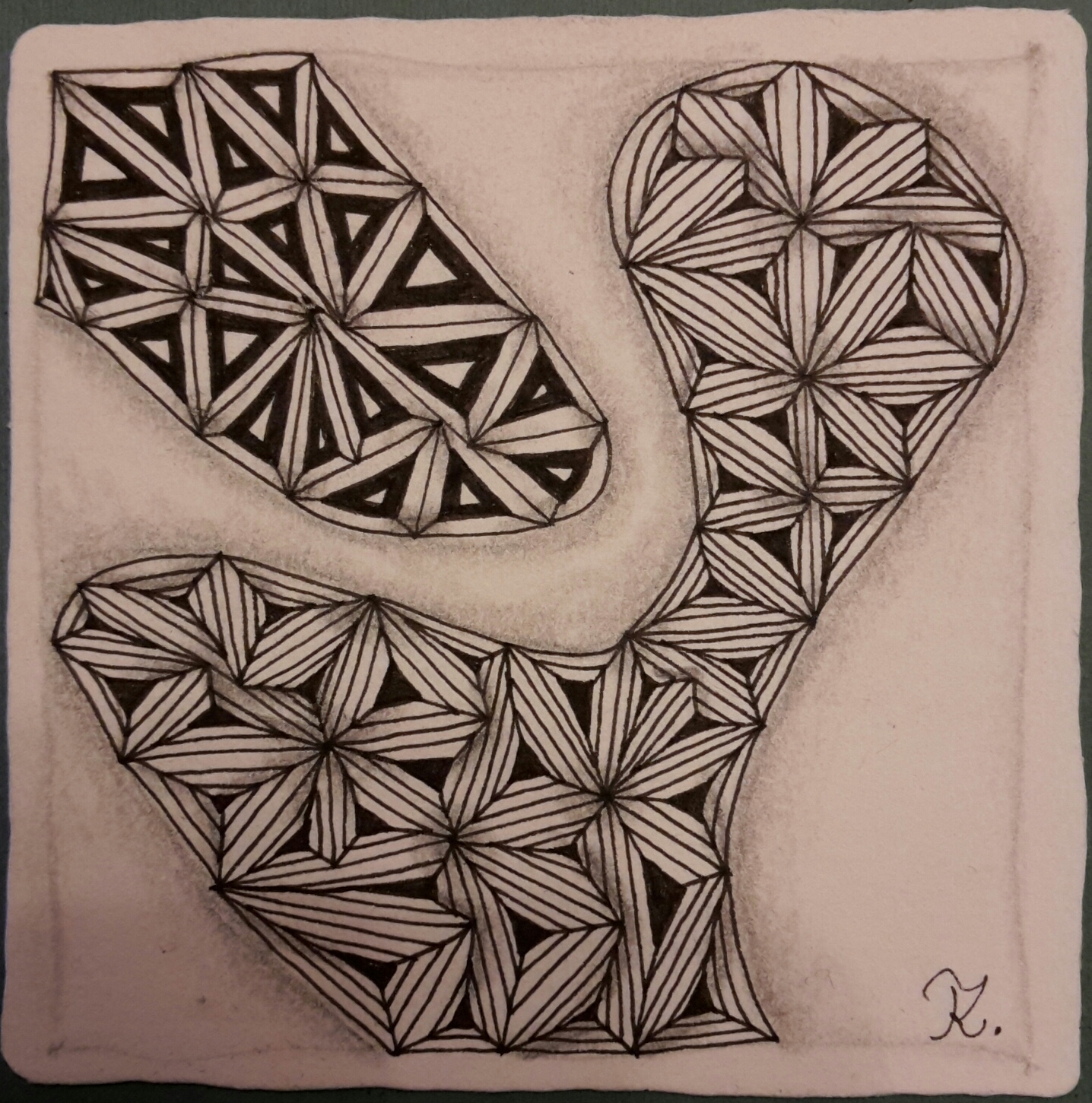 Tina Creates Art - Tangles and More: Diva & Mosaic