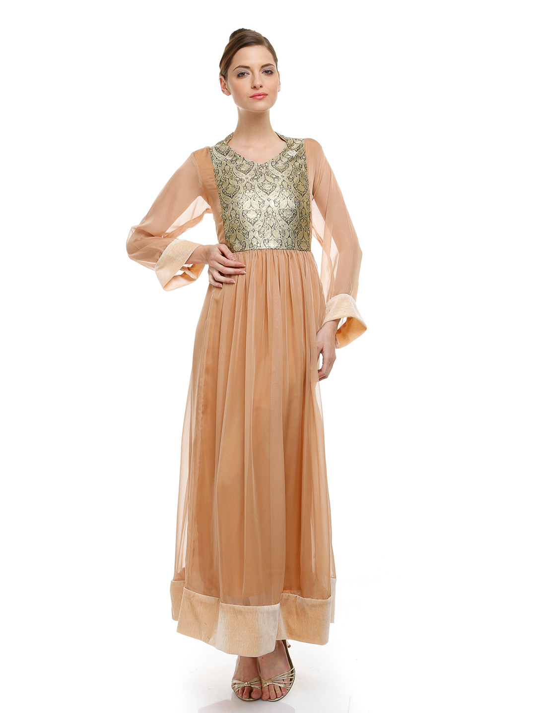 Arzu Gul Long Ethnic Frock Dresses 2013 - New Fresh Fashion