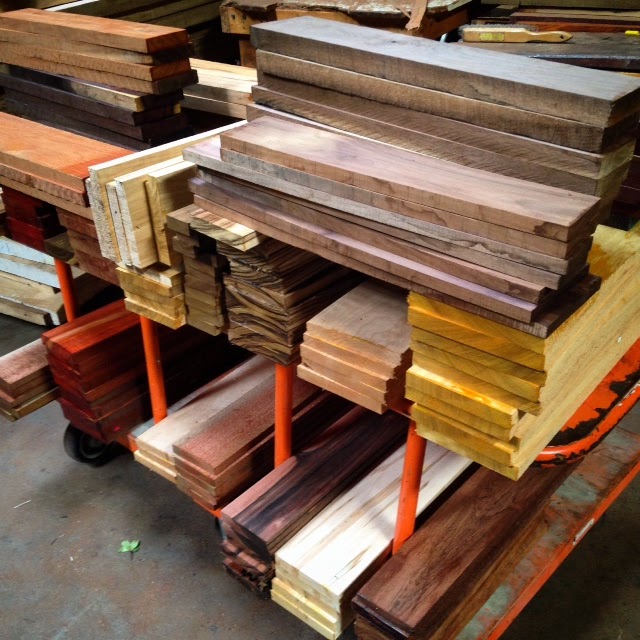 Tropical Exotic Hardwoods: Making NEW short lumber variety packs!