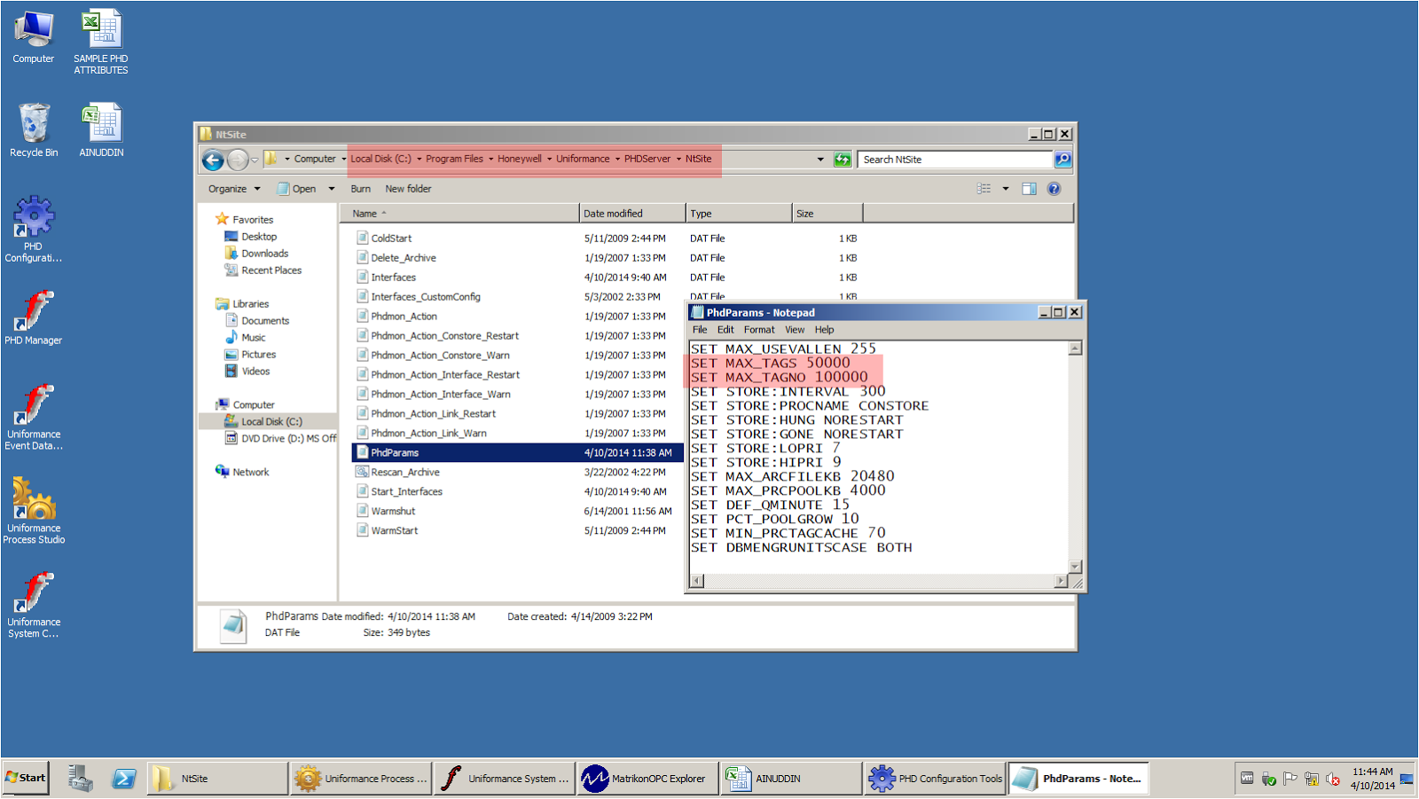 Buku Log Dindon: Honeywell Uniformance PHD + Uniformance Studio ...
