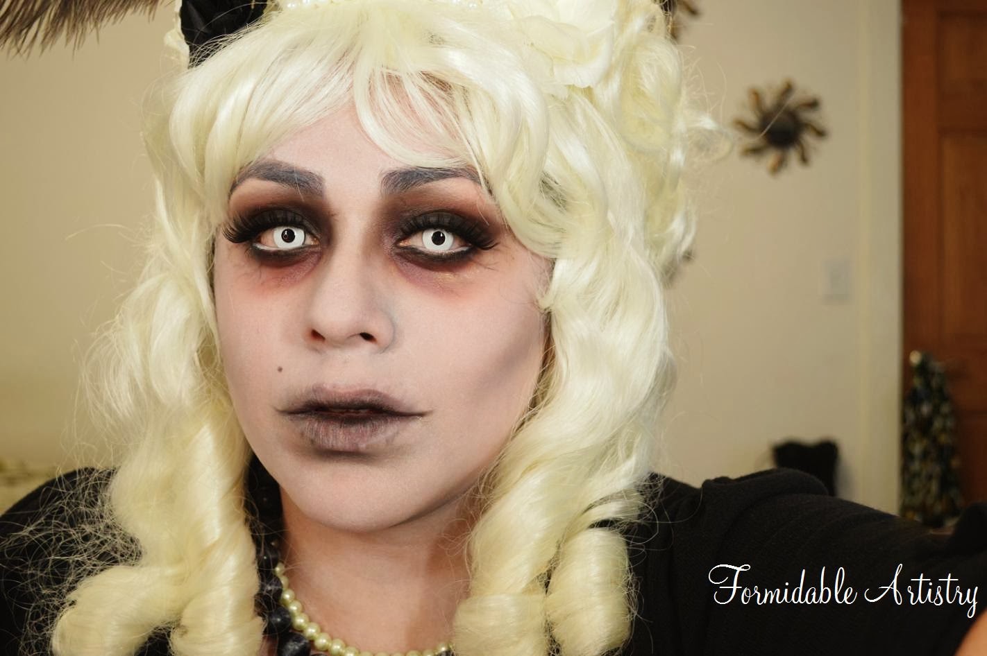 FormidableArtistry: Halloween Makeup: Victorian Ghost Bride
