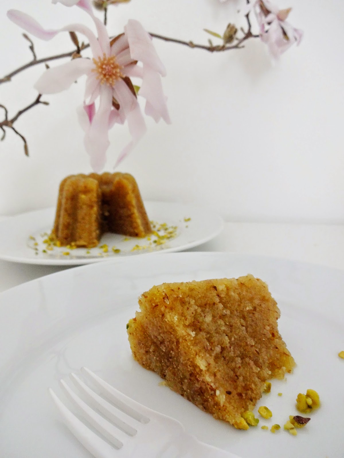 basteln malen Kuchen backen: Halvas Simigdalenios oden ganz einfach Halva