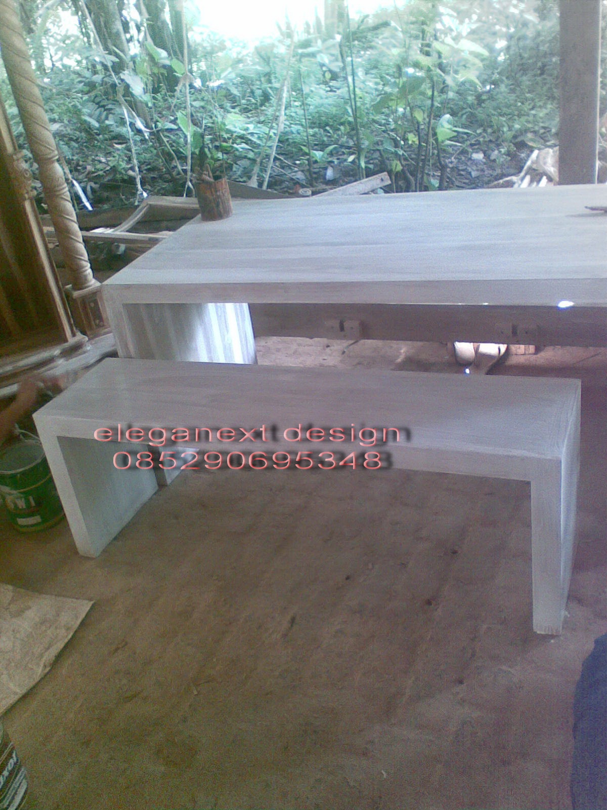 MEJA MAKAN LETER N COCOK BUAT APARTEMEN. HARGA:4,5JT