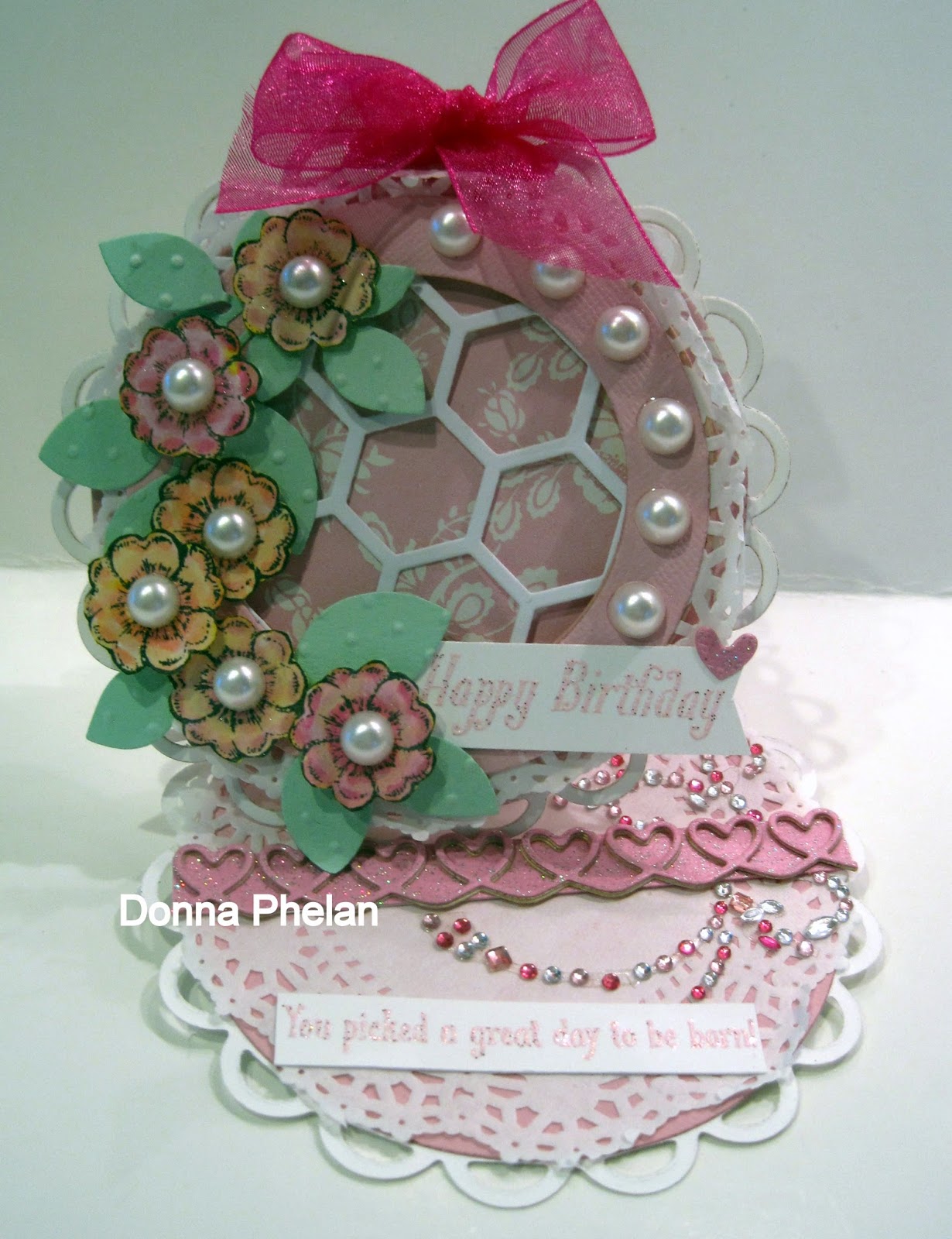 Crafting By The Beach: Round Birthday Card