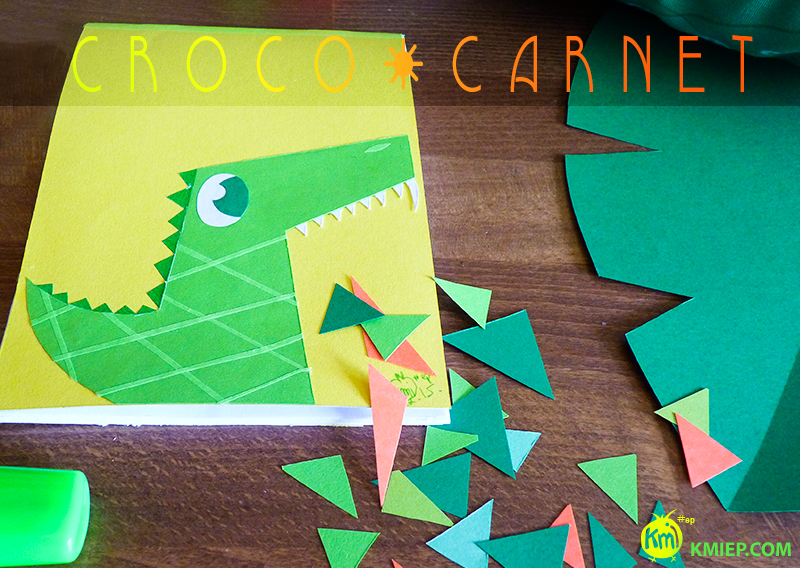 Camille Epplin illustratrice papier: DIY - Carnet Croco