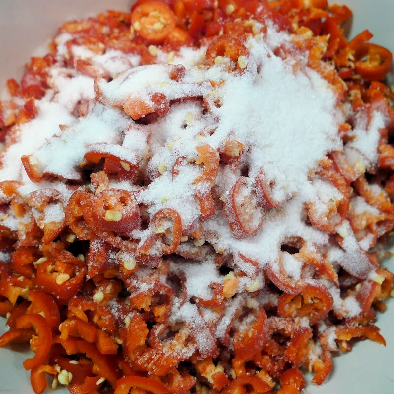 Culinary Adventures in London: Hunanese Chopped Salted Chillies