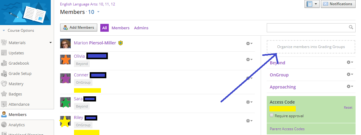 Creating Custom Groups in Schoology | Mentoring in the Middle