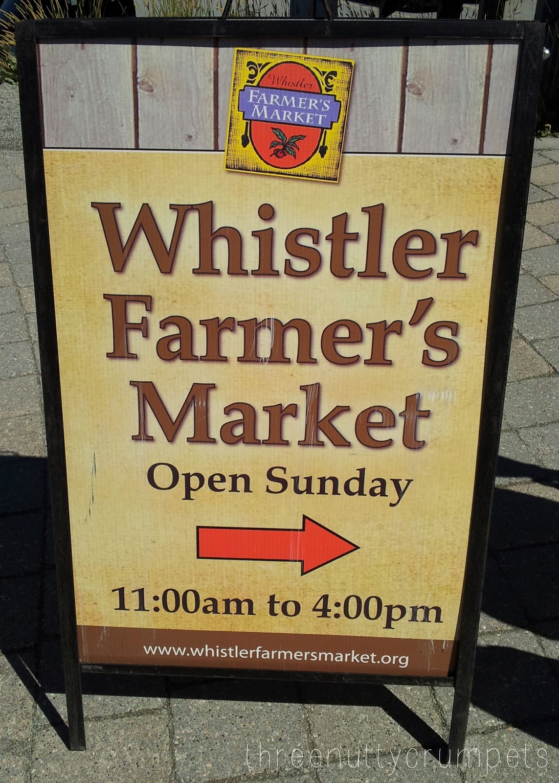 Three Nutty Crumpets: Whistler Sunday Farmer's Market
