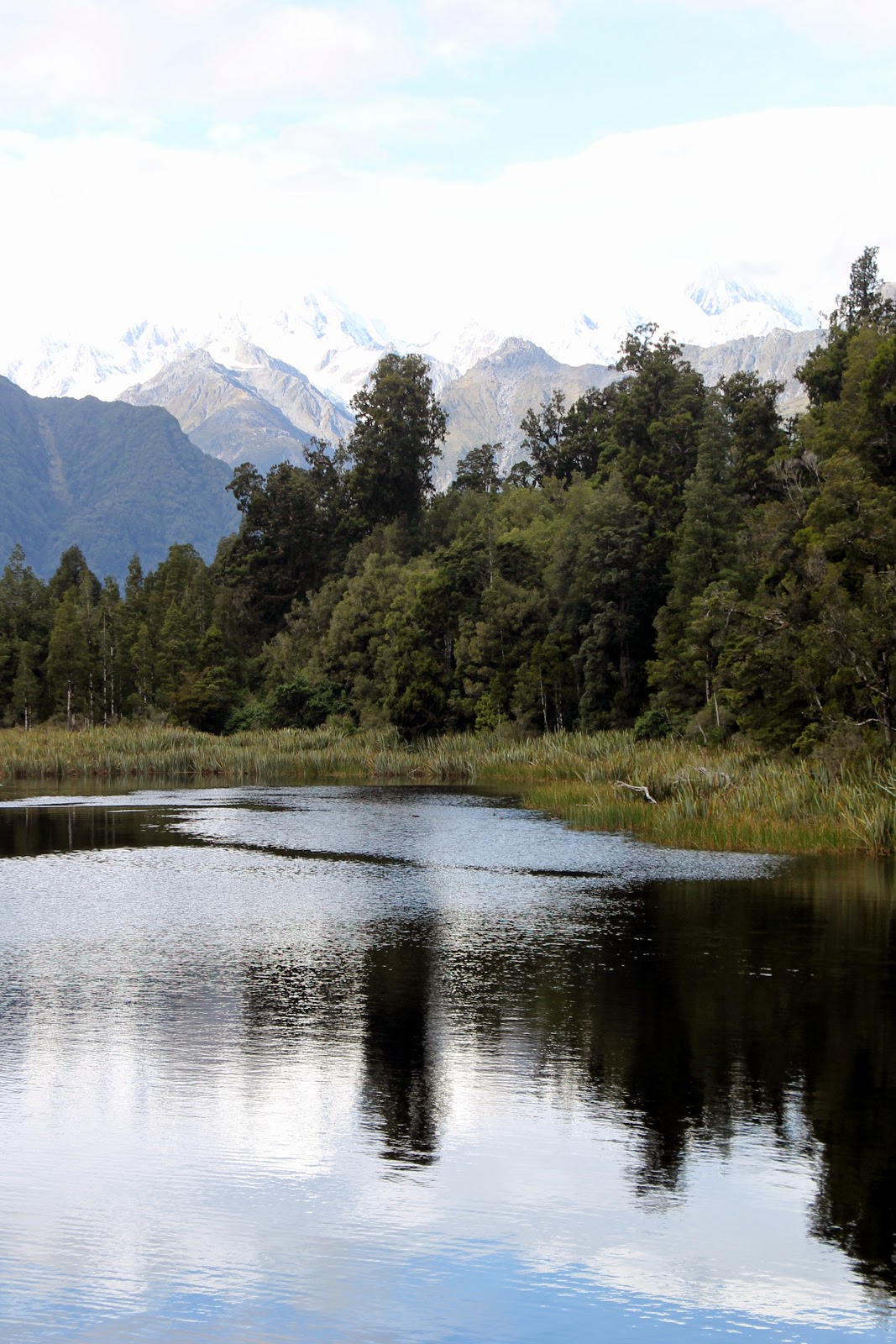 Lincoln Goes to Indonesia and Thailand and...: Lake Matheson Walk