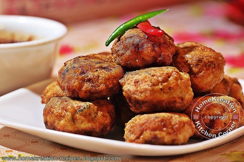 HomeKreation - Kitchen Corner: Chicken Begedil (Begedil Ayam)