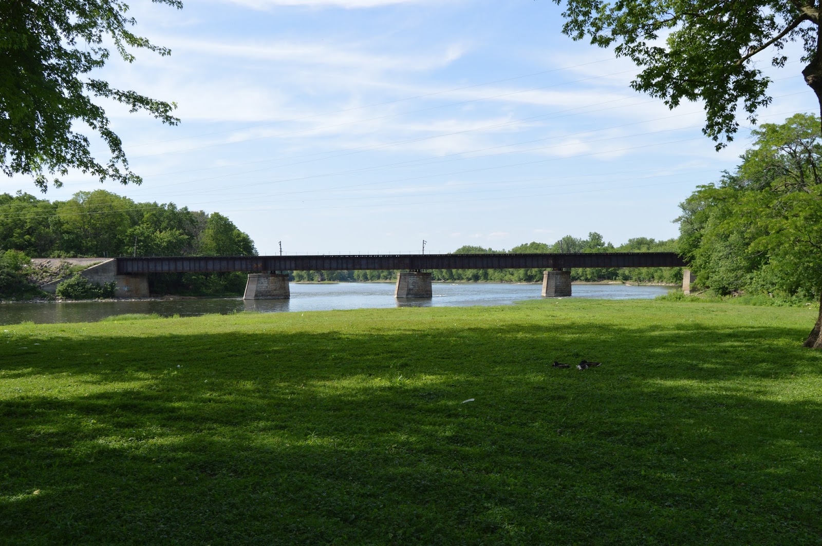 Industrial History: UP+Amtrak/Alton Bridge over Kankakee River in ...