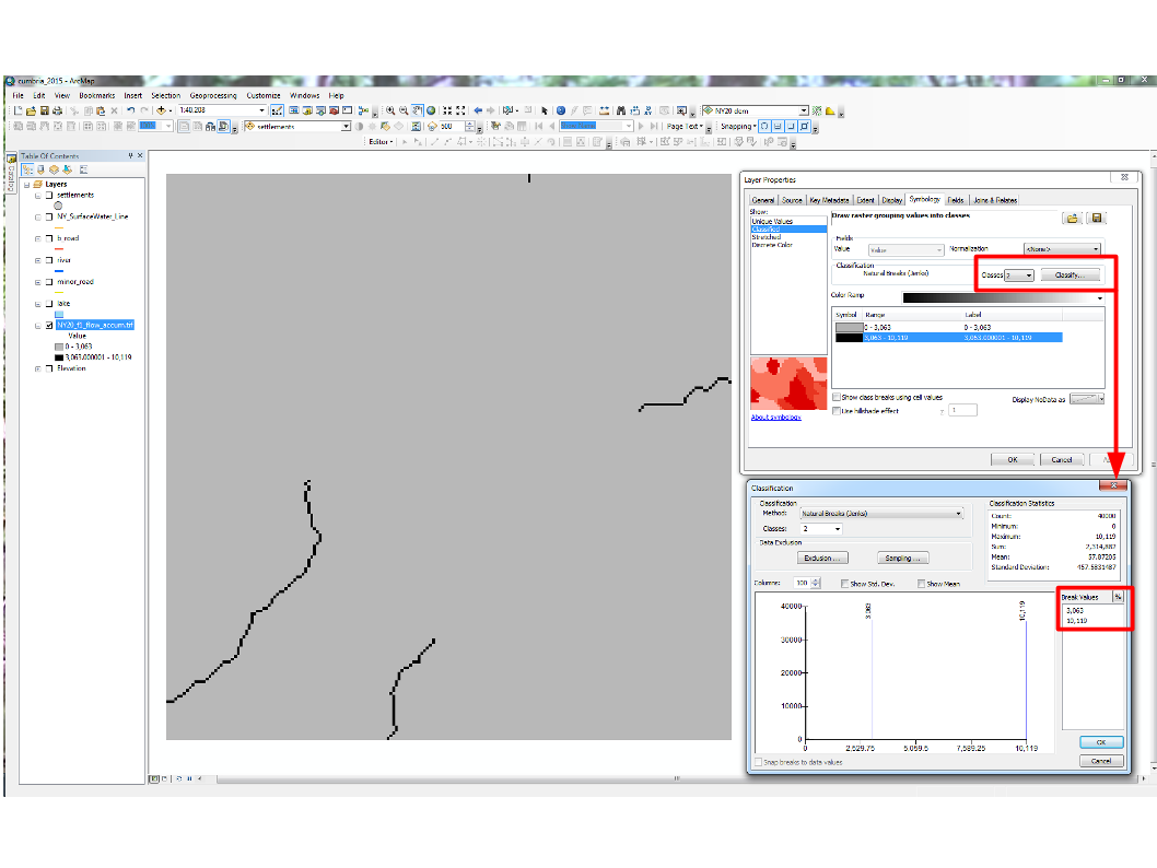 EvoViz: How to convert an ArcGIS flow accumulation layer into a ...