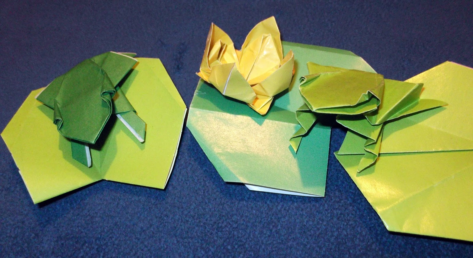 Origami Library: Rana Saltarina de Origami/Origami Jumping Frog