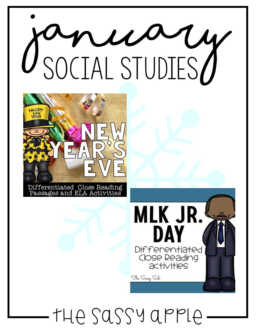 January Overview {What I’m Teaching} - The Sassy Apple