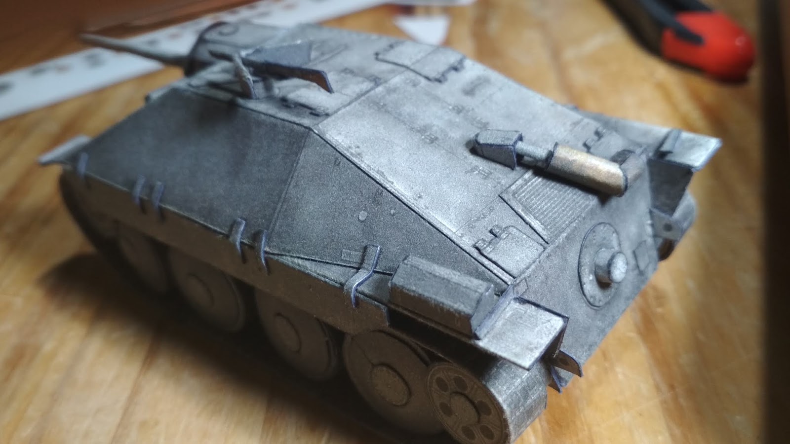 Felizia's paper machines: Jagdpanzer 38t Hetzer (World of Paper Tanks)