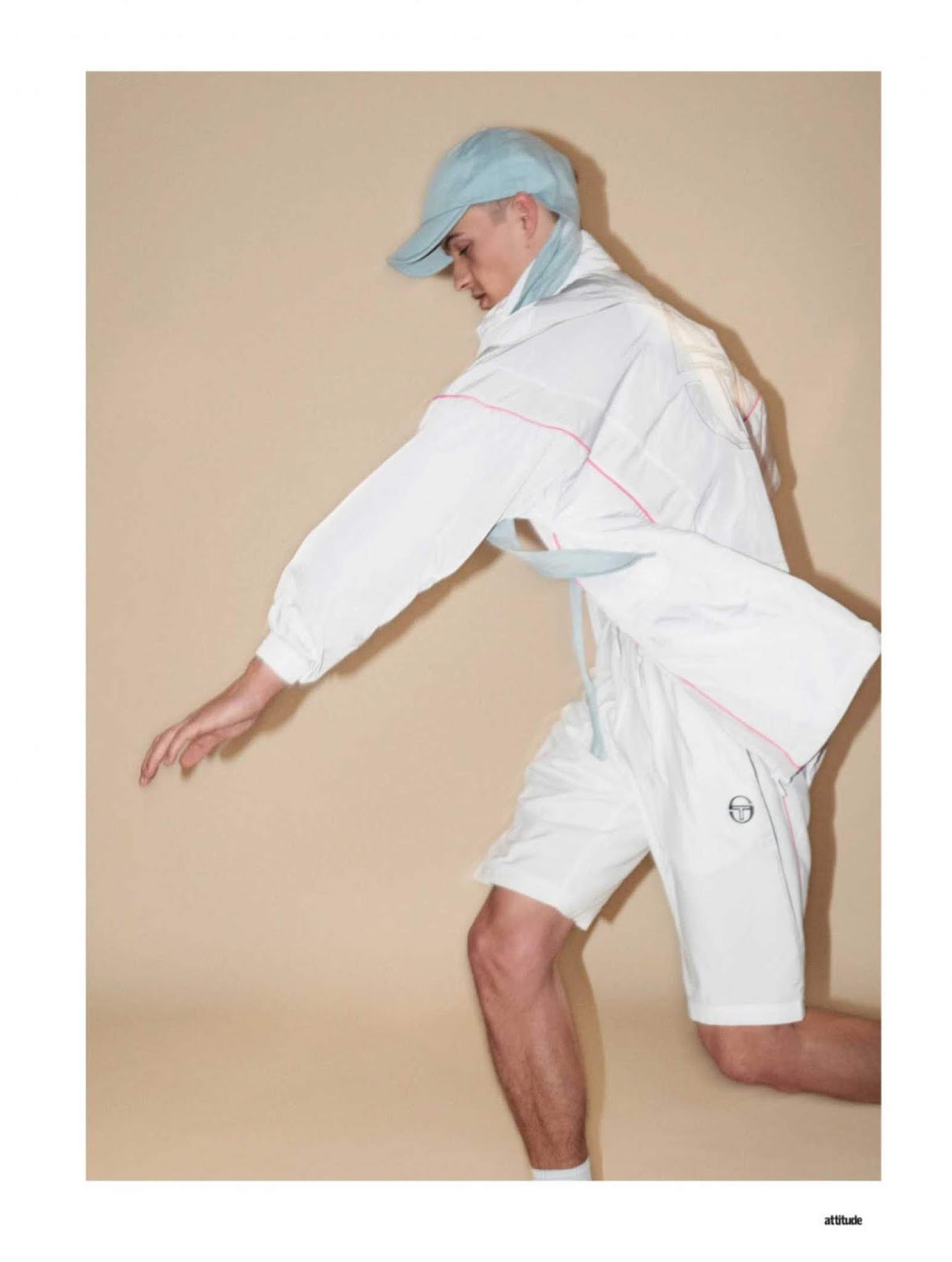 Louis Hartley y Blaise para Attitude Magazine por James Anastasi