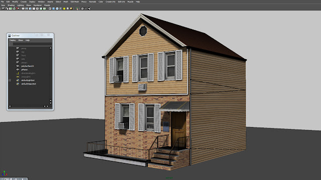 pradeep: 3D Home for Environment Art - Maya with using lightmap