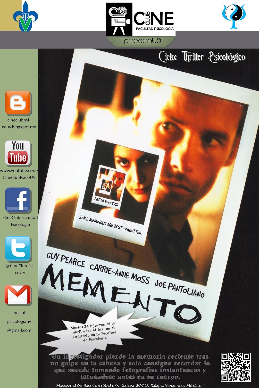 Cineclub Facultad Psicología UV