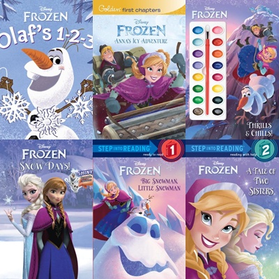 Disney Mania!: Nuevos libros de "Frozen, el reino de hielo".