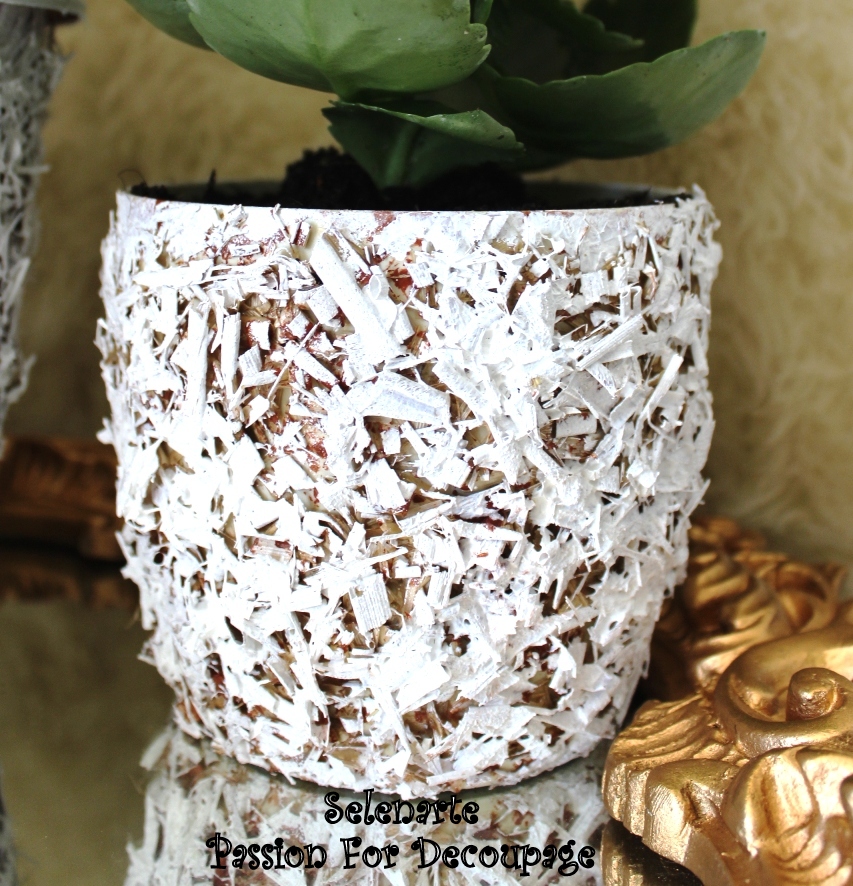 Selenarte - Passion For Decoupage: Summer DIY - Plastic Pot Tutorial ...