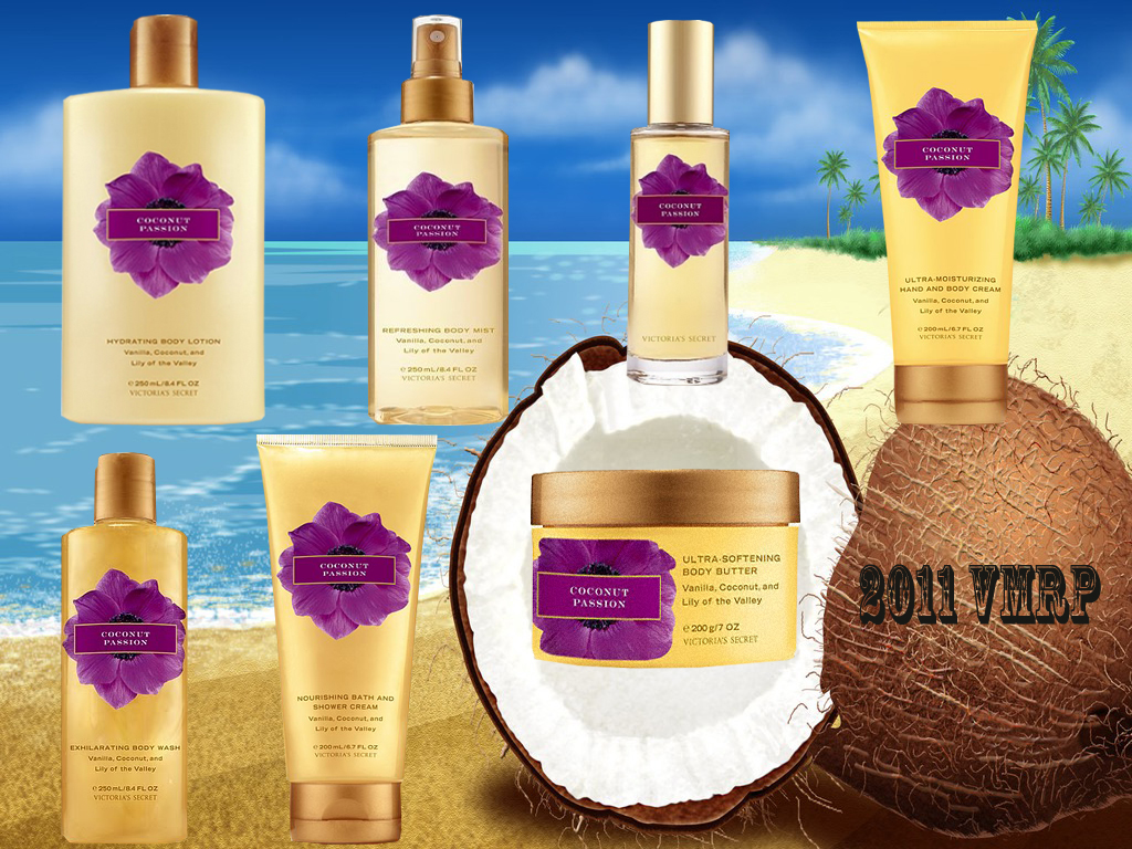 Victoria`s Secret Coconut Passion Body Lotion Body Mist Body Butter