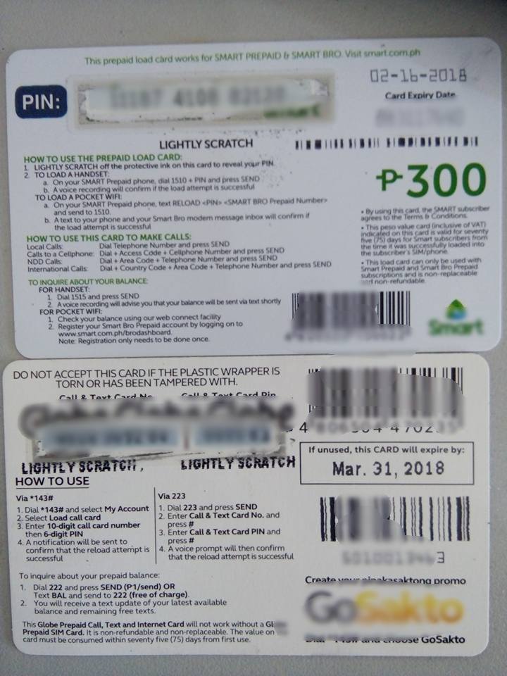Smart Philippines Load Card